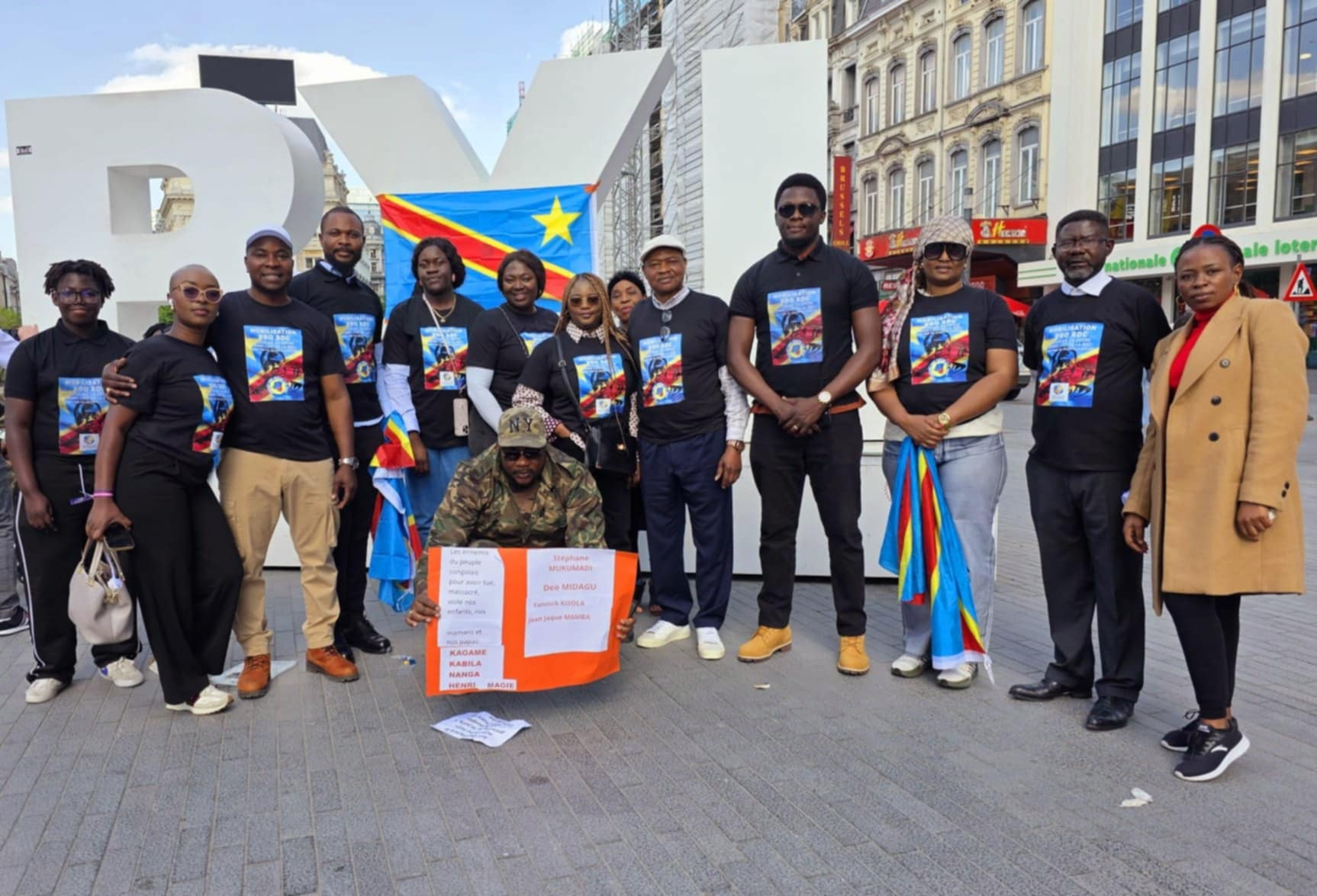 Manifestation de la diaspora congolaise contre l'agression rwandaise (Reportage) - MM2 Online